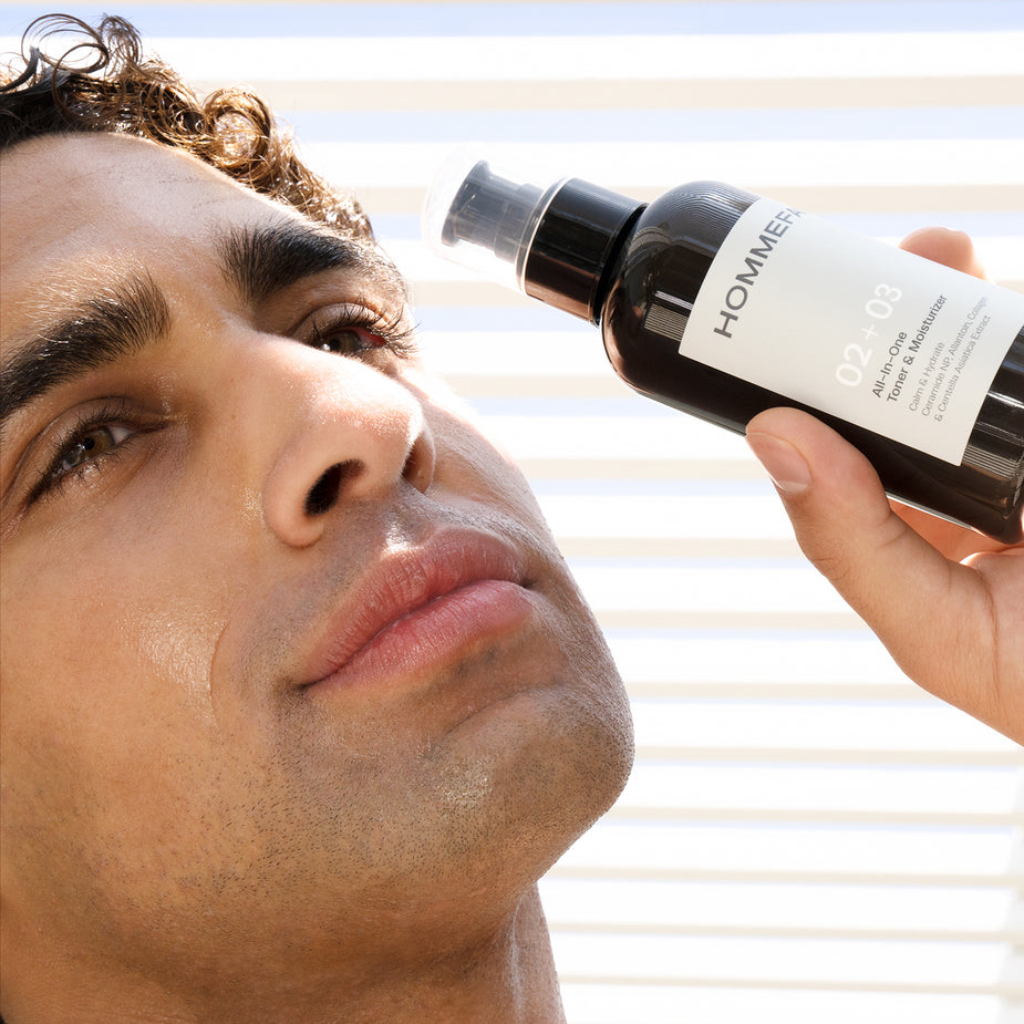 HOMMEFACE All-In-One Toner & Moisturizer, 2-in1 Skincare for Men