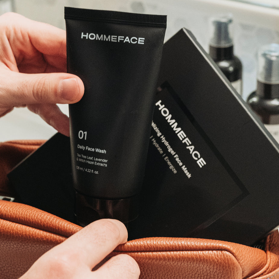 HOMMEFACE Men's Skincare Ultimate Daily Skincare Duo Kit and Facial ...