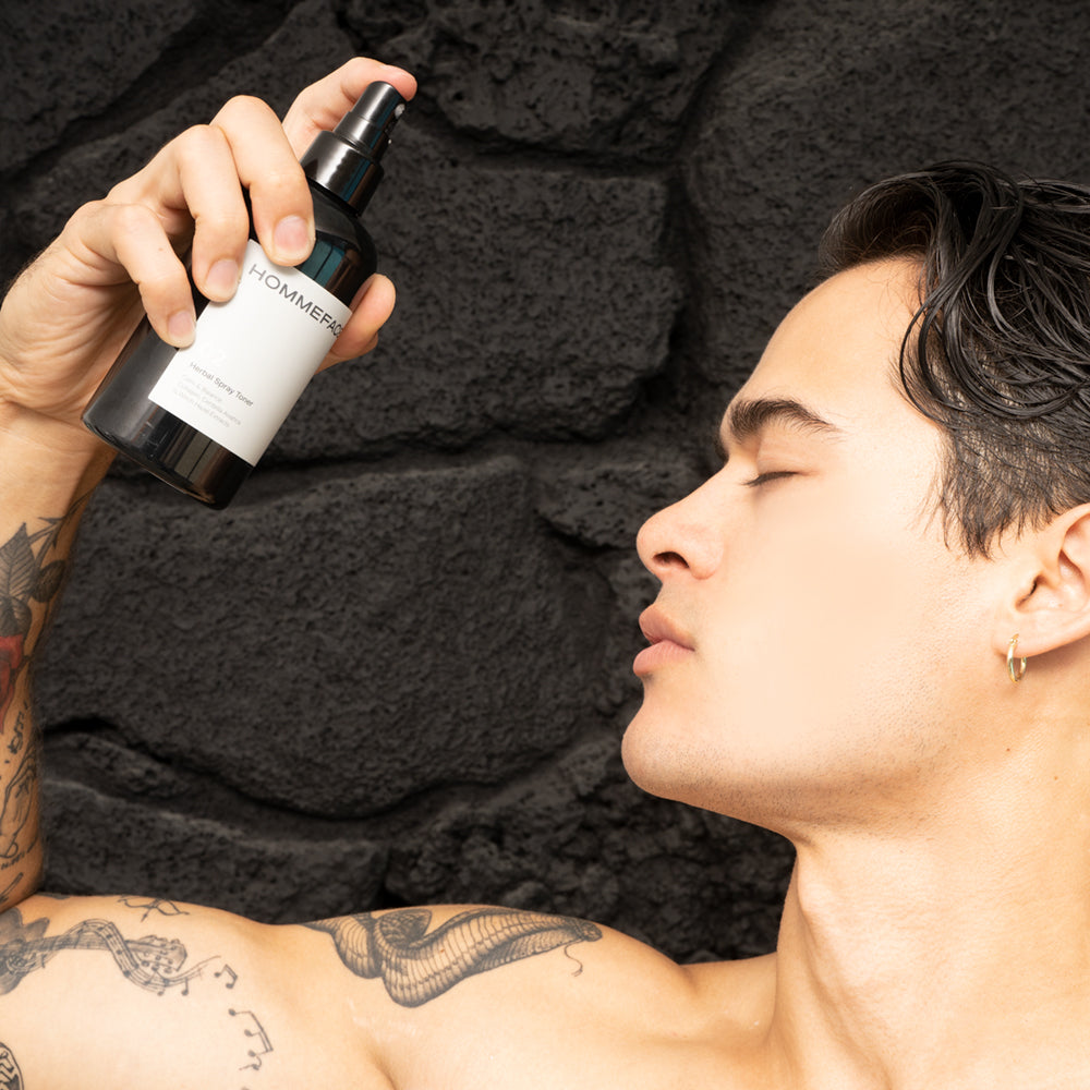 HOMMEFACE Men's Skincare Herbal Spray Toner